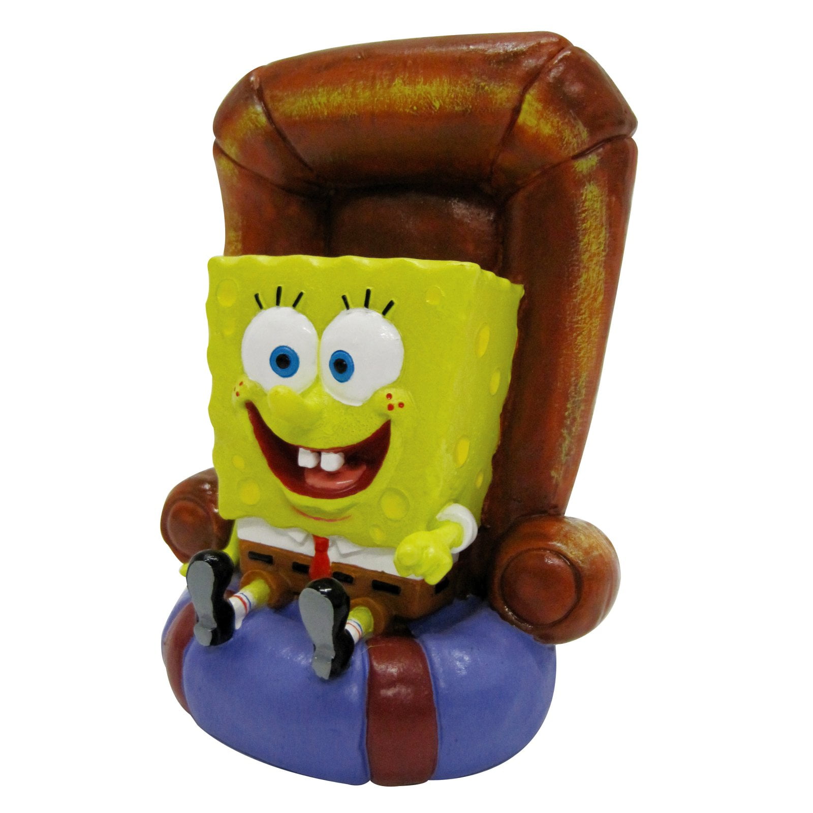 Penn Plax SpongeBob in Chair Aquarium Figure - Walmart.com