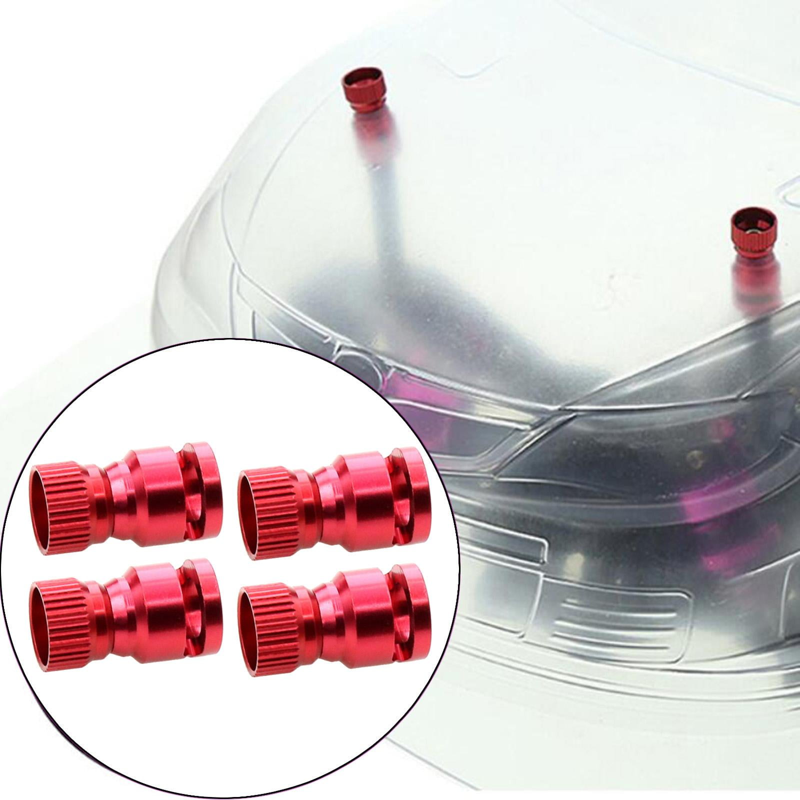 4Pcs Aluum Alloy Car Body Punching Fixer for Hobby Car Accessory - Red - Walmart.com