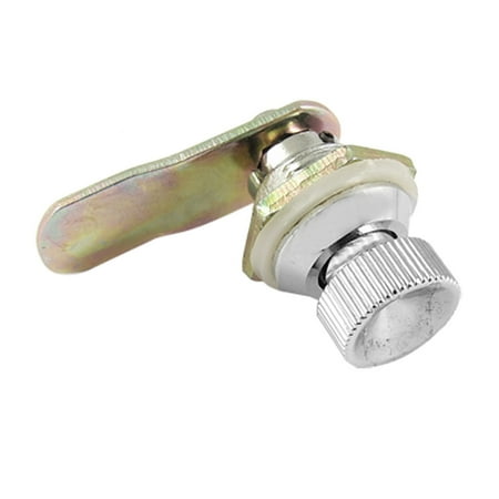 Round Knob 0.7" M Threaded Keyless Cam Lock Silver Tone | Walmart Canada