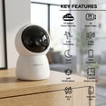 Merkury Smart 2K Auto-Follow Indoor Cameras with Motion Tracking, 2 ...