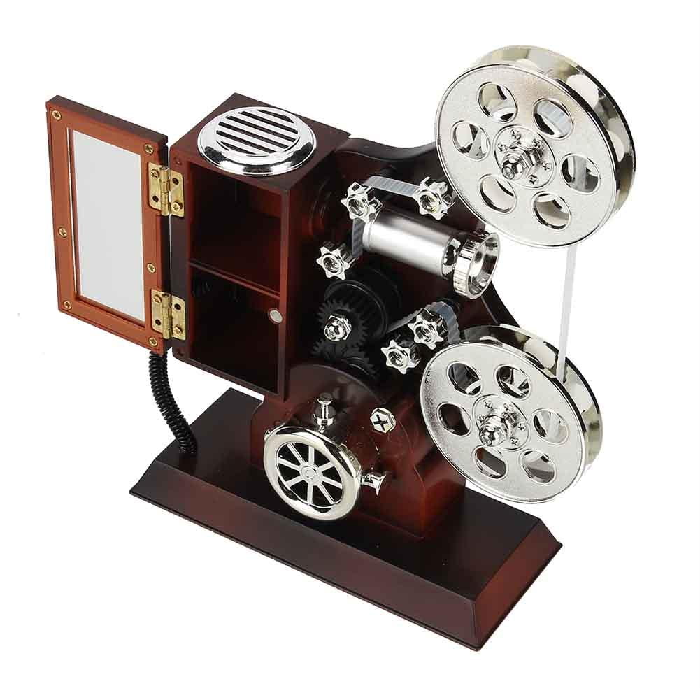 Cergrey Vintage Music Box,Vintage Film Projector Music Box Jewelry ...