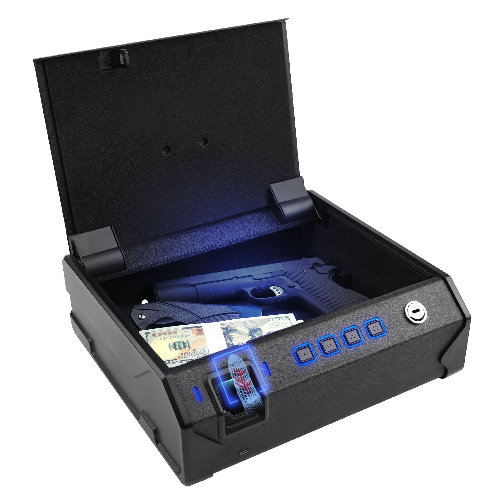 MAXSafes Gun Safe with Super Biometric Finger Vein Recognition Lock ...