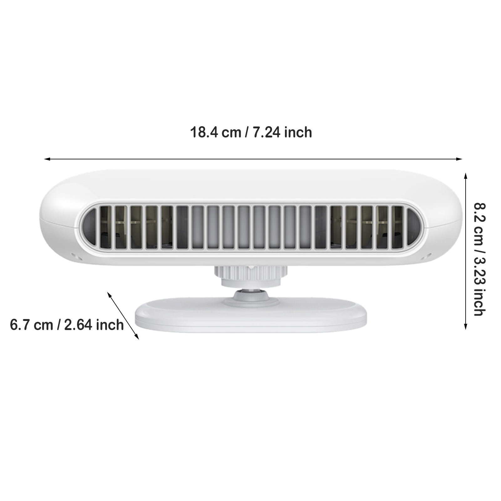 Buy Mengqin Car Fan Desktop Fan Portable Wear Lightweight Small Fan 9 ...