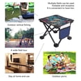 Compact Outdoor Folding Stool Lightweight Little Chair Portable Camping ...