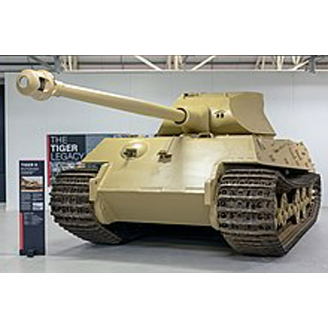 24x36 gallery poster, The Bovington Tank Museums prototype Tiger II ...