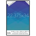 Studio Décor Styleline 22.375” x 34” Easy Hang Poster Frame, Plastic ...