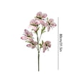 7-Head Artificial Bouquet With Simulated Butterflies - Silk Floral ...