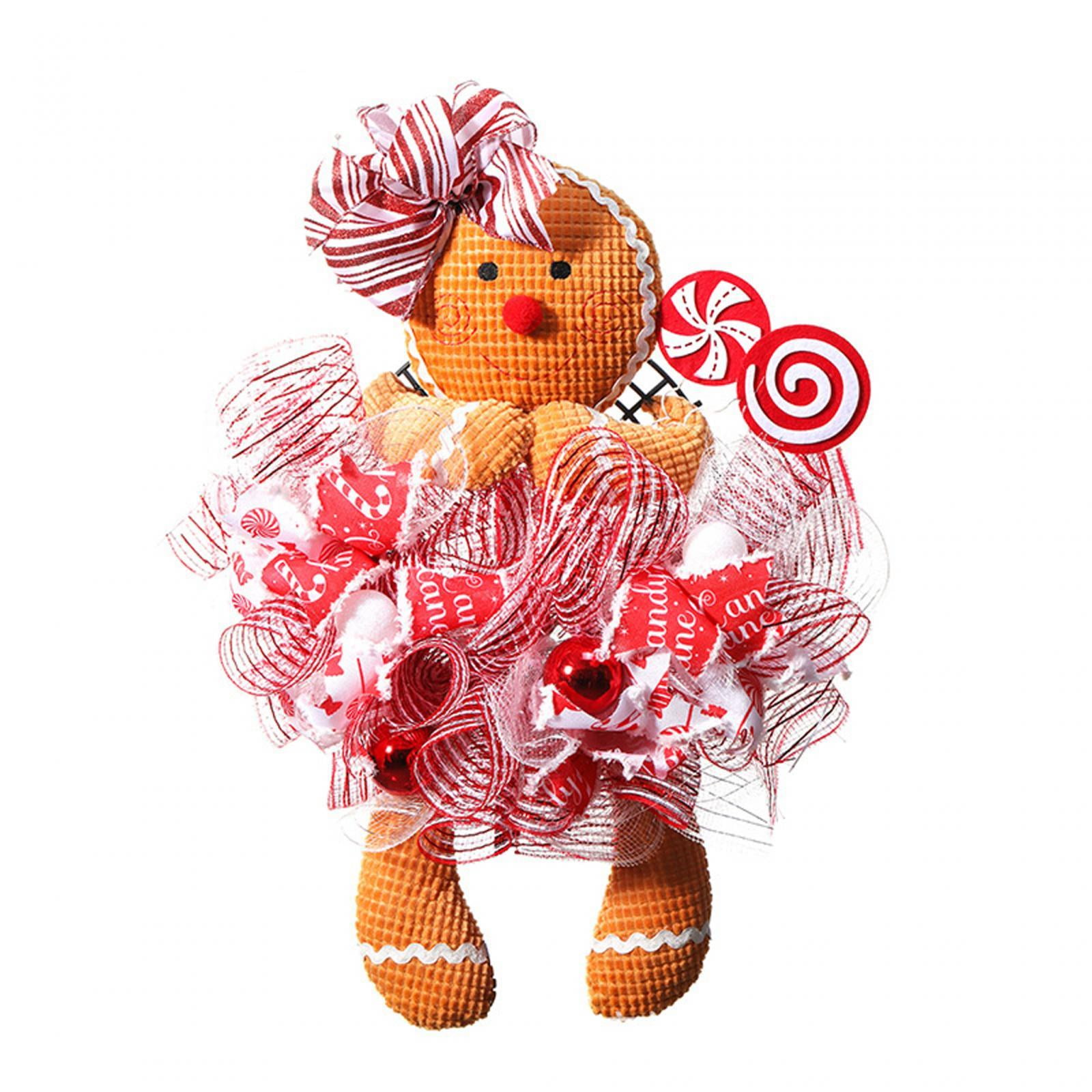 Click here for Luzkey Christmas Gingerbread Man Front Door Christ... prices