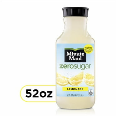 Minute Maid Zero Sugar, Low-Calorie Lemonade Drink, 89 fl oz Bottle ...