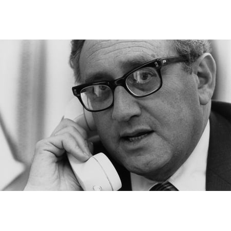 Sec. Of State Henry Kissinger On The Phone During The Collapse Of The ...