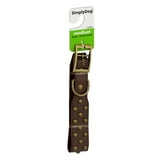 Simplydog Md Brw Studded Leather Collar - Walmart.com
