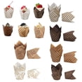 Njshnmn Cupcake Liners 50PCS Baking Cupcake Liners Holders Baking Paper ...