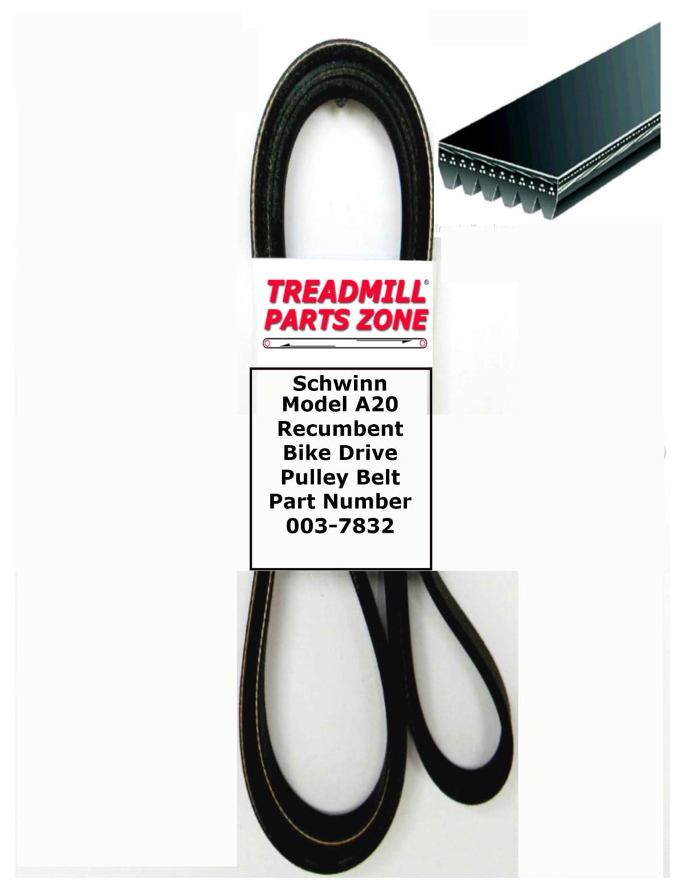 Treadmillpartszone Replacement Schwinn Model A20 Recumbent Bike Drive ...