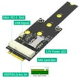 M key NVMe M.2 SSD interface convert to mini PCIe slot adapter for WWAN ...