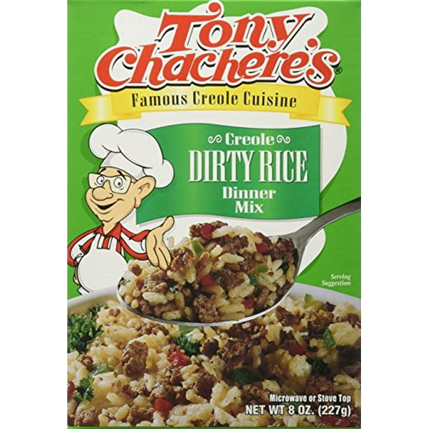 Tony Chachere Rice Dinner Mix, Dirty Rice, 4 Count - Walmart.com