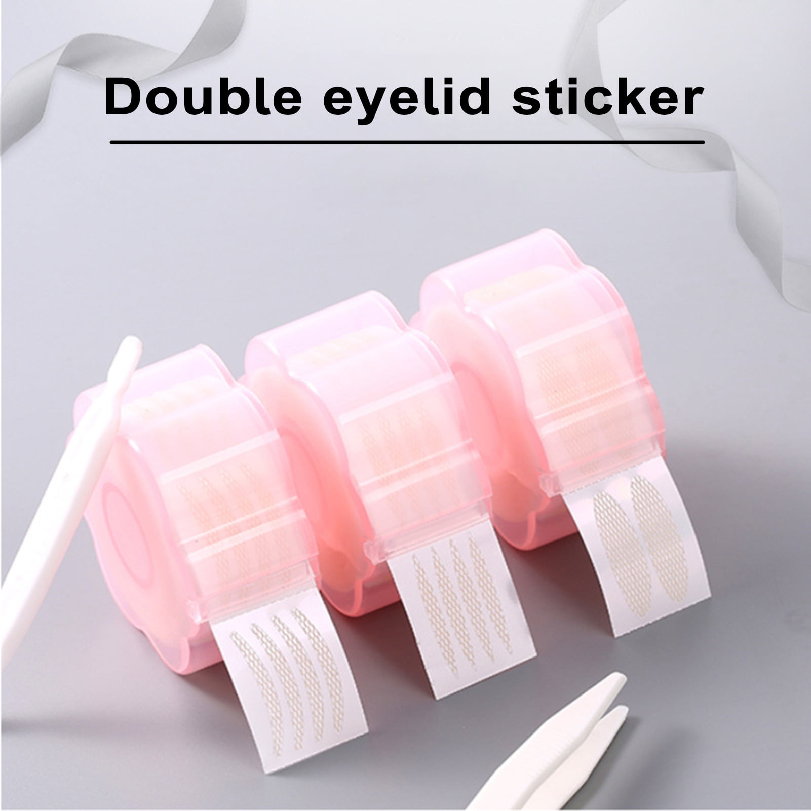 Litie Self-Adhesive Invisible Double Eyelid Sticker,Artificial Fiber Hypoallergenic Natural ...