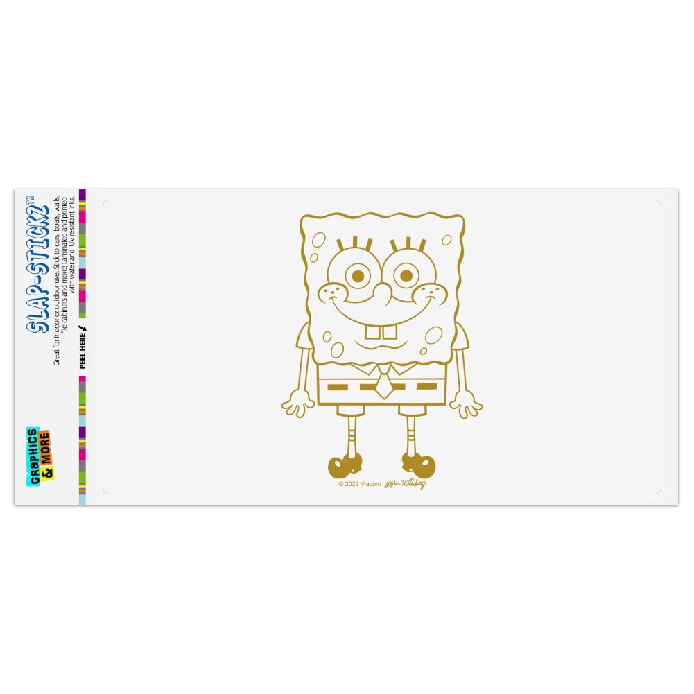 SpongeBob Full Front Automotive Car Window Locker Bumper Sticker ...