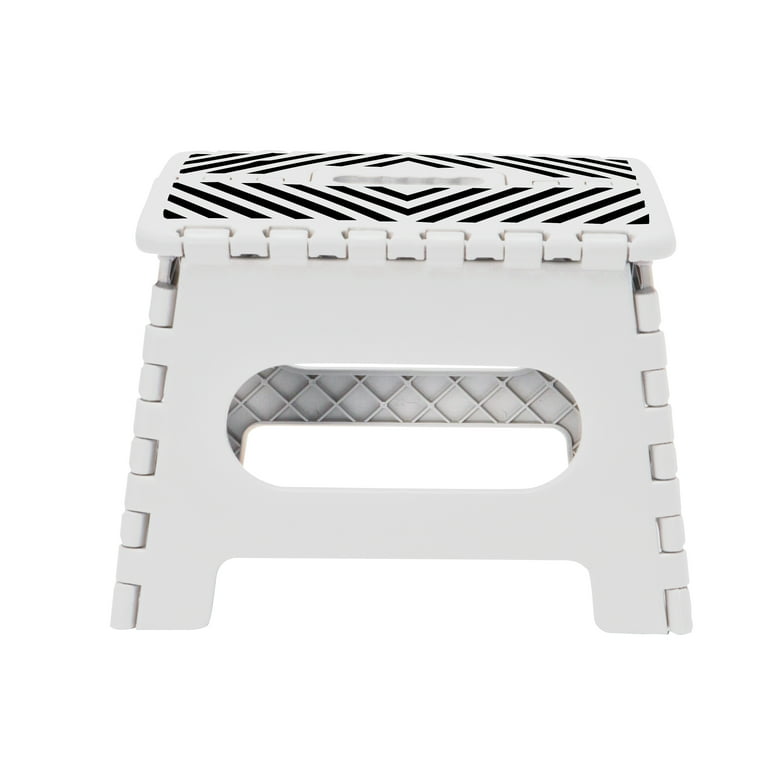 Simplify 9 Stripe Top Folding Step Stool Clearance | fabricadascasas.com Simplify 9 Stripe Top Folding Step Stool Clearance | fabricadascasas.com