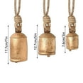Christmas Bell Decoration Clearance Set Of 3 Christmas Bell Brass Cow ...