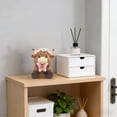 Zeiyignr Highland Cow Figurine for Book Shelf Decor, Highland Cows ...