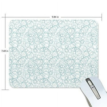 POPCreation Blue Flower Vine Mouse pads Gaming Mouse Pad 9.84x7.87 ...