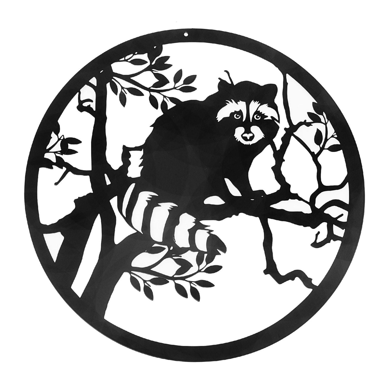 Click here for Ih Casadécor Metal Black Wall Decor Racoon On Tree... prices