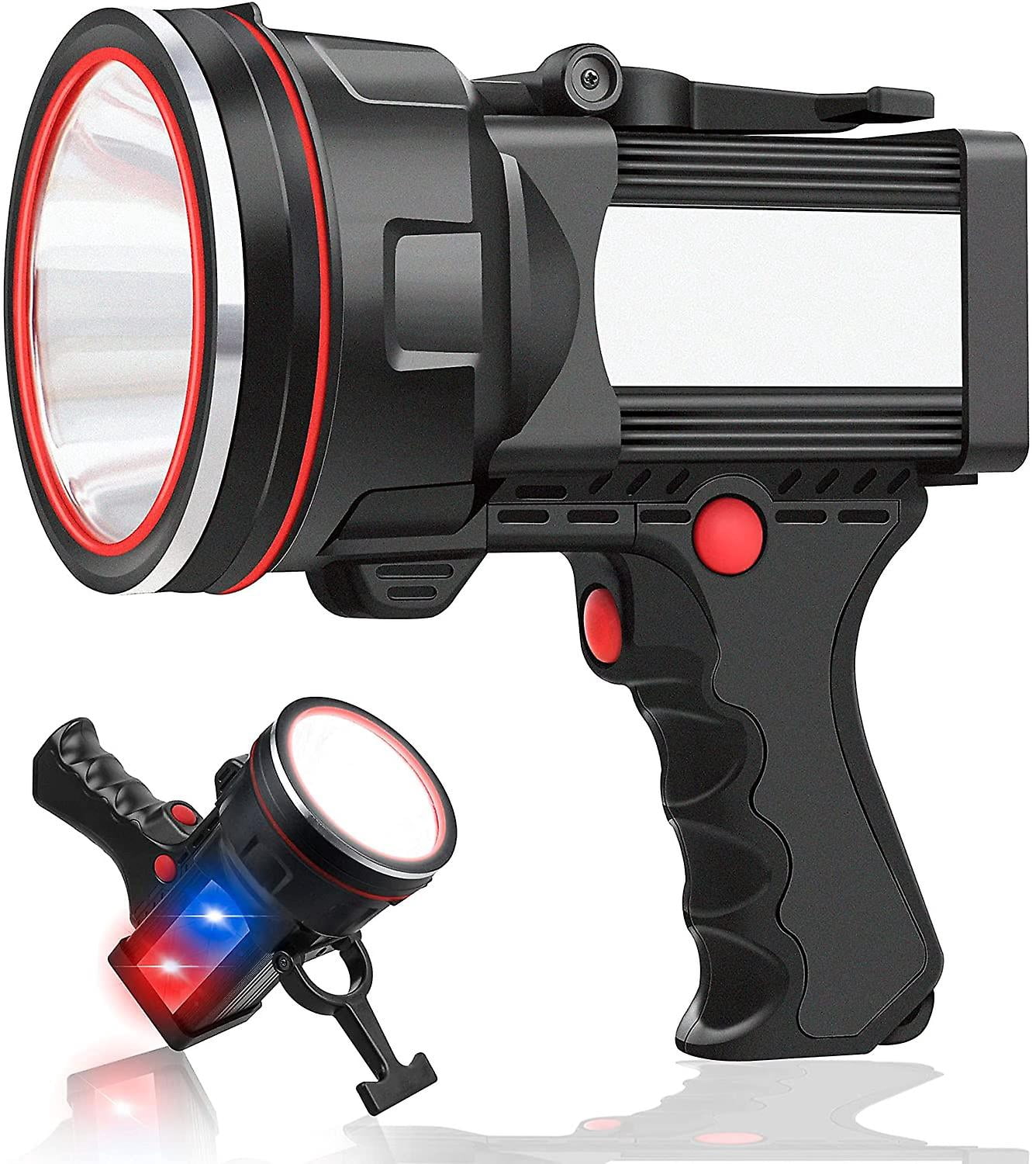 Led antorcha, Super Power 12800mah batería recargable 10000 lúmenes luz ...