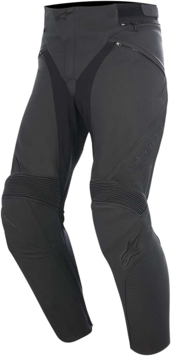 Alpinestars Jagg Leather Pants Black/Black 50 3122516-1100-50 - Walmart.com
