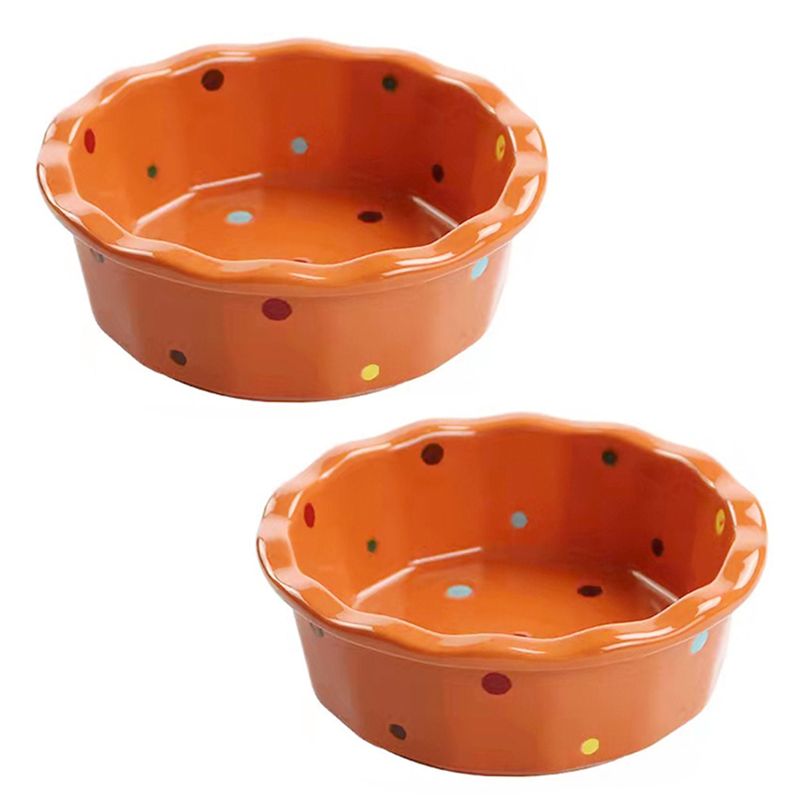 Click here for Qeeadeea Small Round Baking Dish Set Of 2  Colorfu... prices