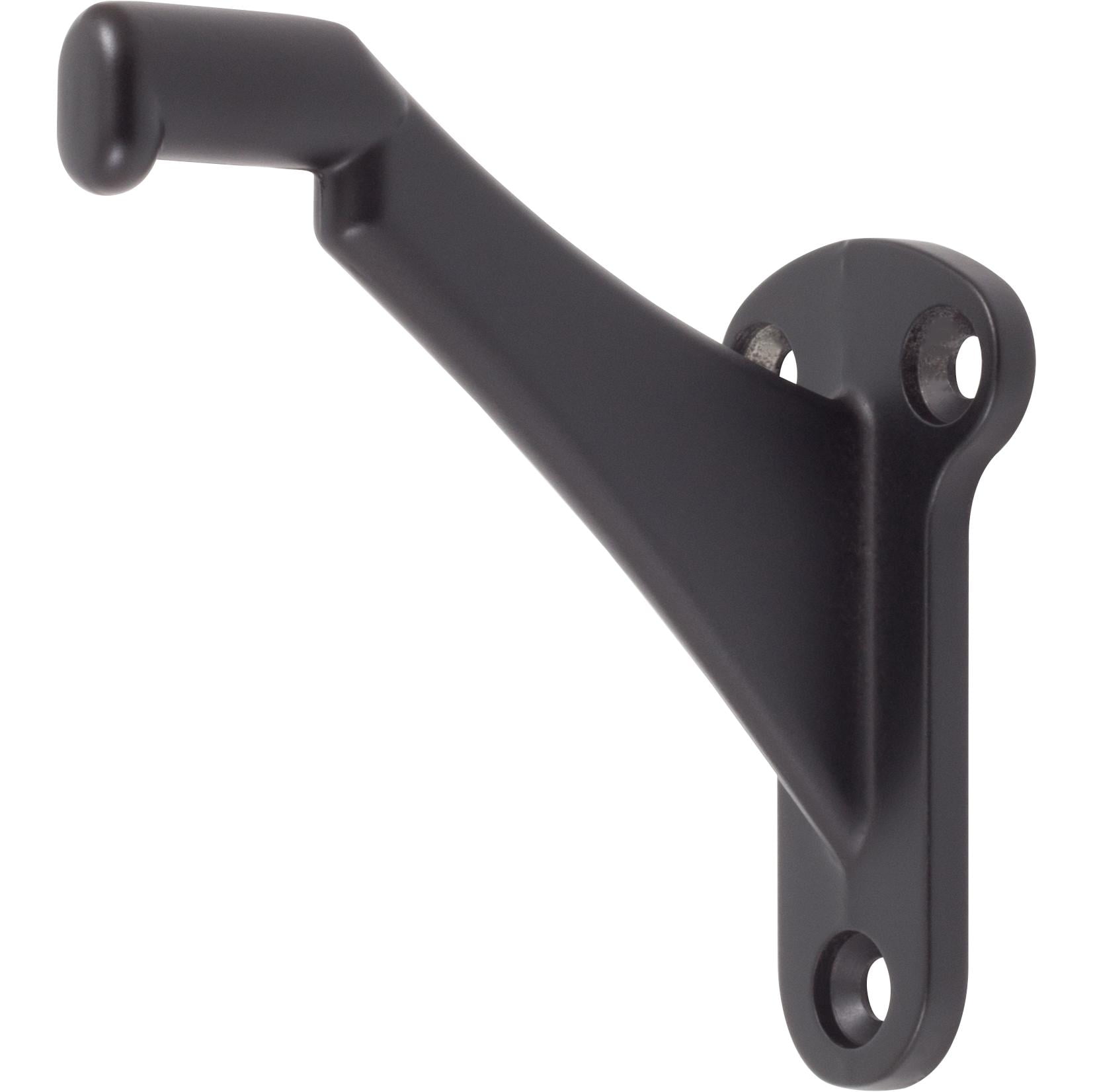 Heavy-Duty Handrail Bracket, Matte Black by Stone Harbor Hardware ...