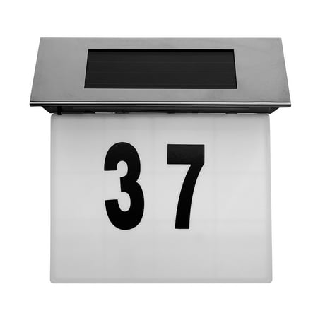 Door Number Light House Number Plaque 6000K LED Light 3W Waterproof ...