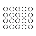 20pcs Corrosion-Resistant Split Keyrings for Organizing Keys, Outdoor ...