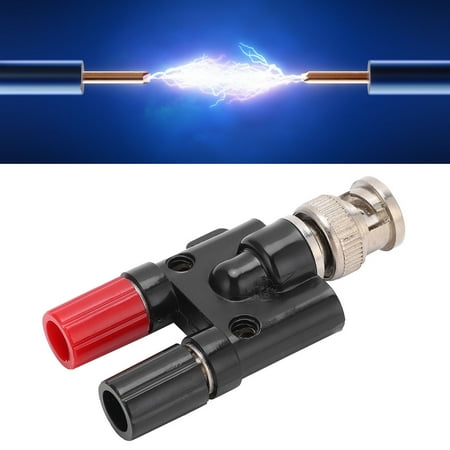 U26 BNC Male To 4mm Parallel Binding Post Adapter, Double Connecting ...