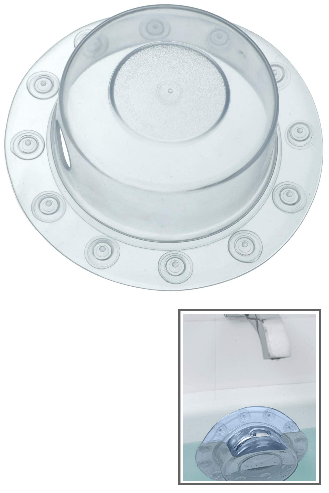 SlipX Solutions Bottomless Bath Overflow Drain Cover - Walmart.com