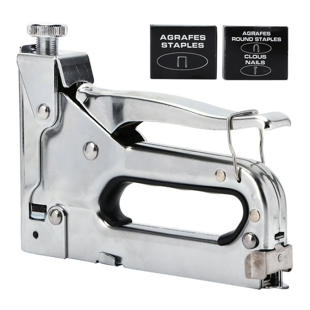 Staple Gun Oil Painting Woodworking Frame Manual Heavy‑Duty Nail ...