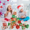 DIY Christmas Countdown Calendar Boxes 24 Days Xmas Advent Gift Boxes ...