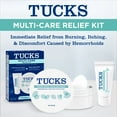 Tucks® Hemorrhoid Relief Kit with Lidocaine Cream & Witch Hazel Pads ...