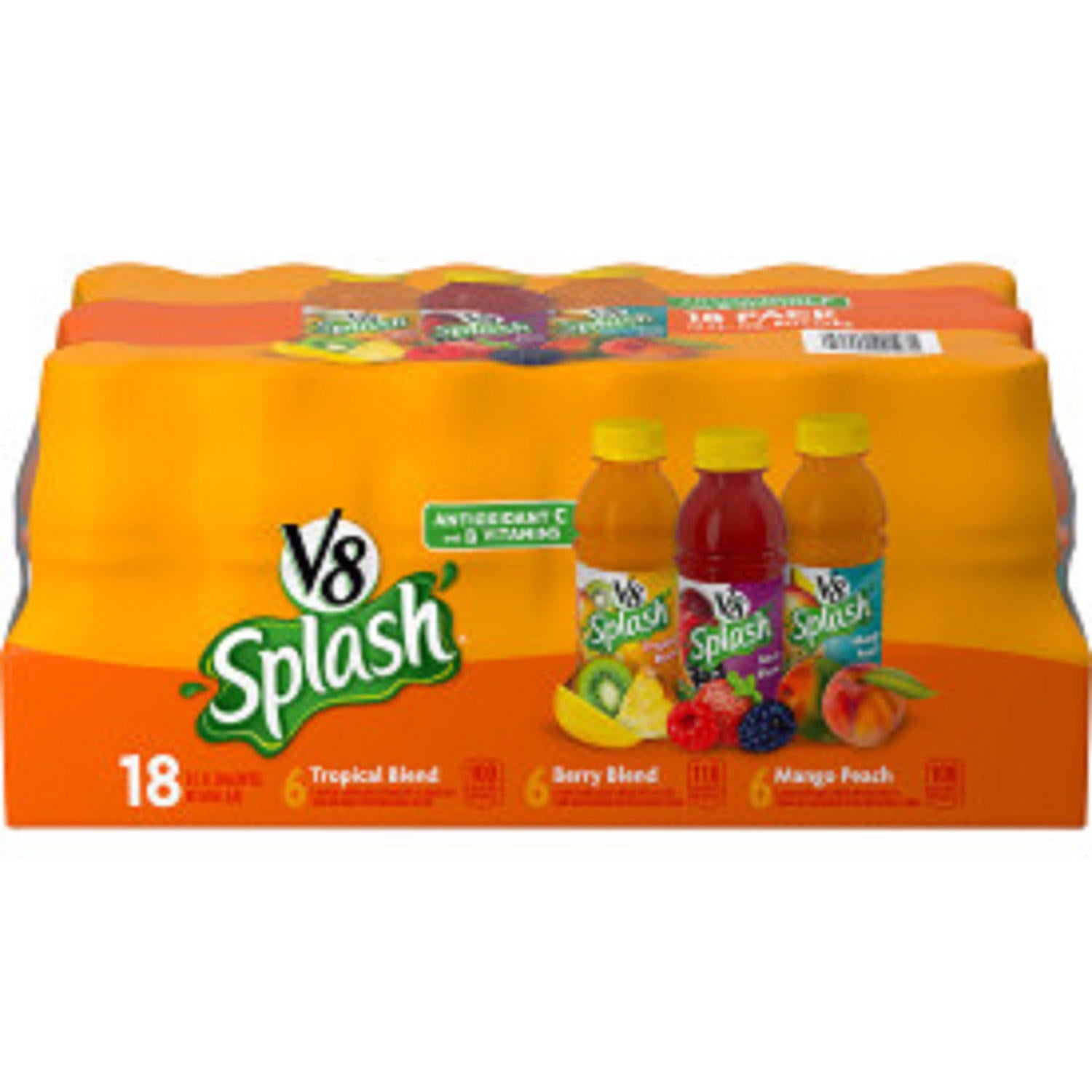 V8 Splash Variety Pack Refreshing Juice (12oz / 18pk) - Walmart.com