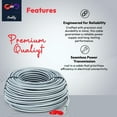 Solid Metal Clad 10/2 Cable with Ground Wire 125 Feet - MC Aluminium ...