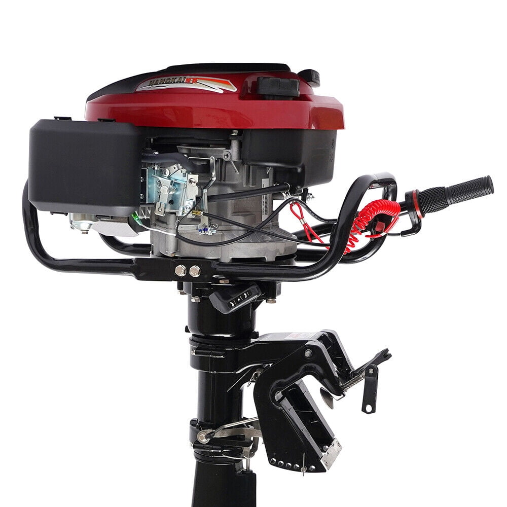 Miumaeov 4-Stroke 7HP Outboard Motor Air Cooling 196CC Fishing Boat Engine - Walmart.com