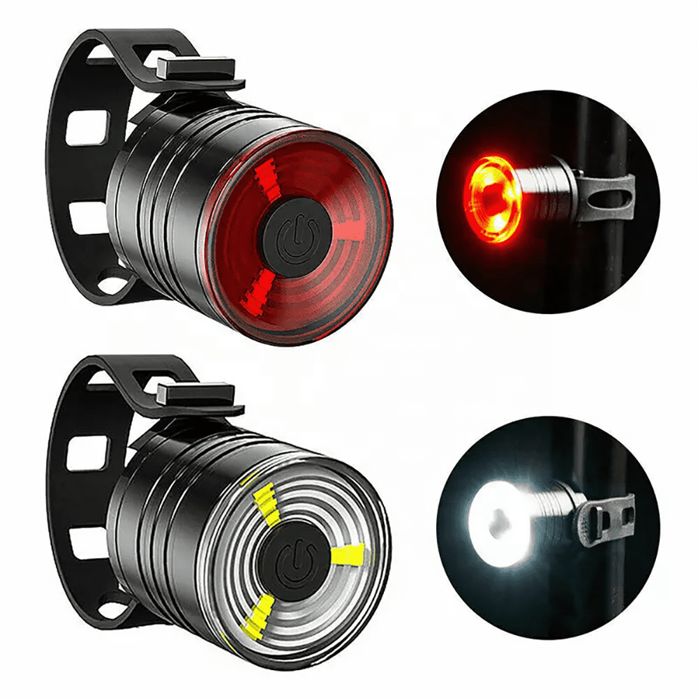 Bike Lights for Night Riding 2-pack LED Bike Tail Light, Battery ...