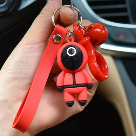 Squid Game Mask Keychain Cosplay Costume Peripheral Props Korean Movie ...