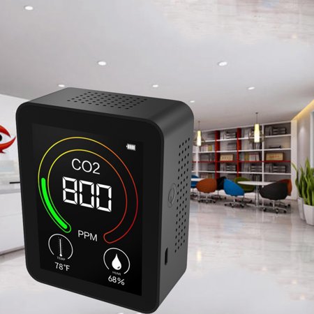 Indoor CO2 Measure for Home Offices Temperature and Humidity Display ...