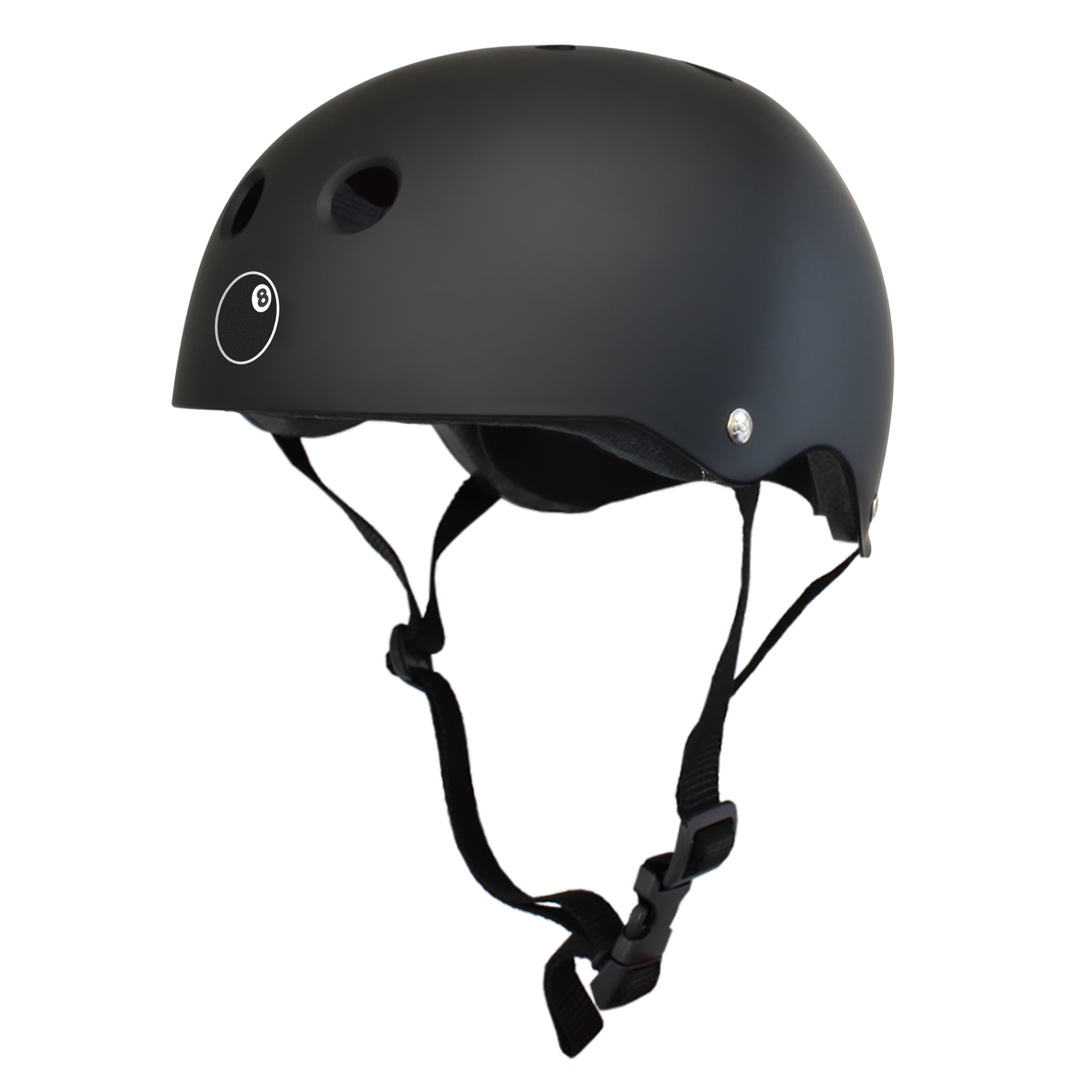 Eight Ball Skateboard and Bike Helmet, Charcoal Black Fade, 8 ...