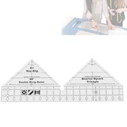 WQJNWEQ Sales Flying Geese Trim Cutting Ruler Triangular Quilted ...
