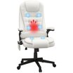 Sharper Image Office Home Heated Massage Chair, Ergonomic Bonded ...