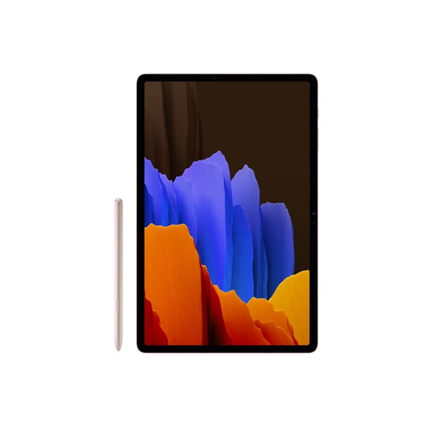 SAMSUNG Galaxy Tab S7 Plus 128GB Mystic Bronze (Wi-Fi) S Pen Included ...