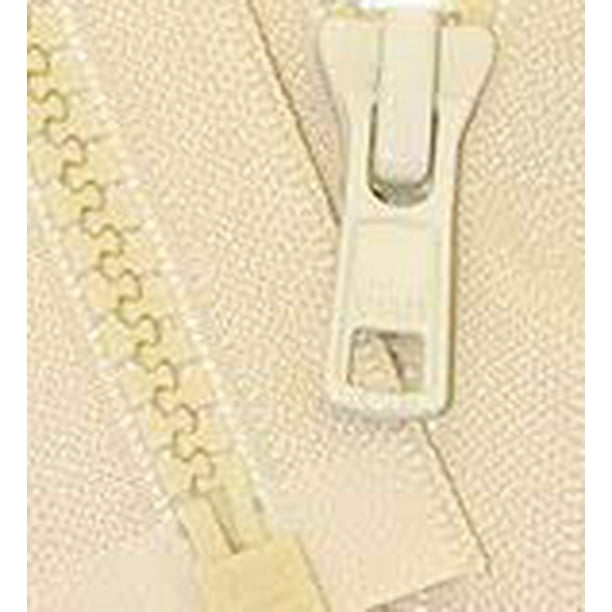 YKK Vislon Zipper, Number #5 Molded Plastic Separating Bottom 14" to 36 ...