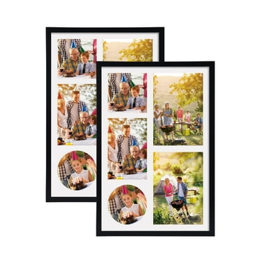 Crystal Art Gallery Black Arched Window Pane Collage Wall Picture Frame ...