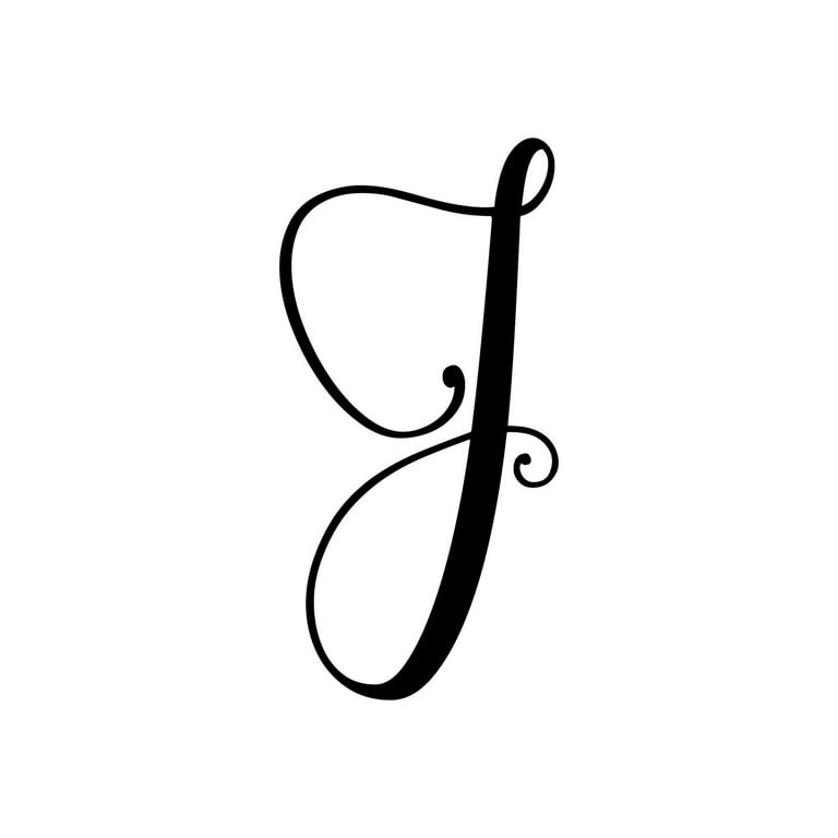 Monogram Letter J